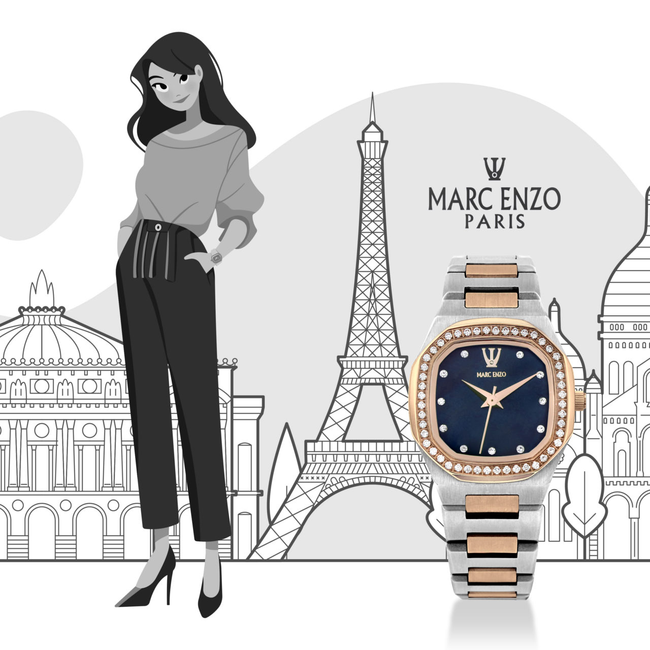Marc Enzo | Marc Enzo | Des lunettes et montres françaises tendances